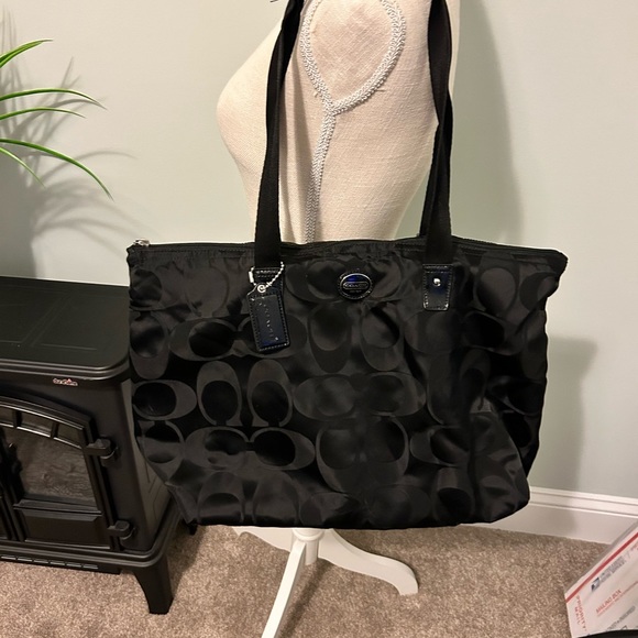 Coach | Bags | Coach Black Mini Weekender Bag | Poshmark